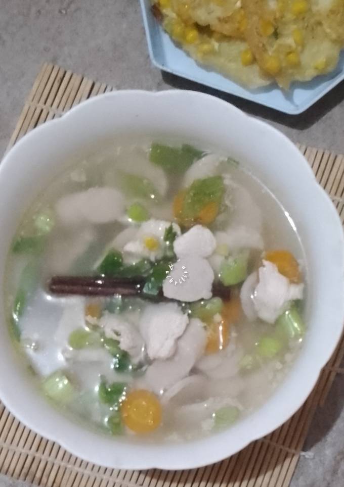 Resep Sop ayam fillet bumbu ala pak min oleh Ani Brilian - Cookpad