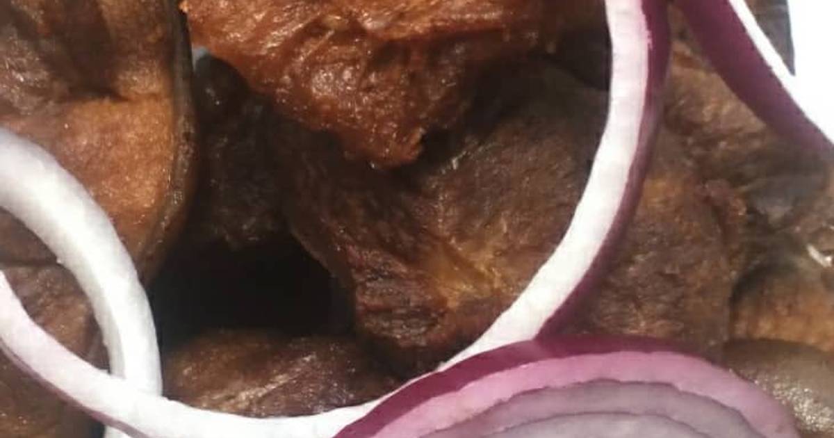 Fried goat meat Recipe by Hilary nehemiah - Cookpad