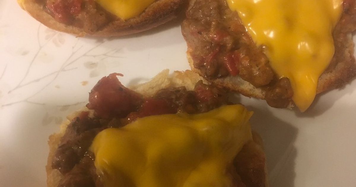 Broiled Pizza Burgers Recipe By Richard Scott Cunningham