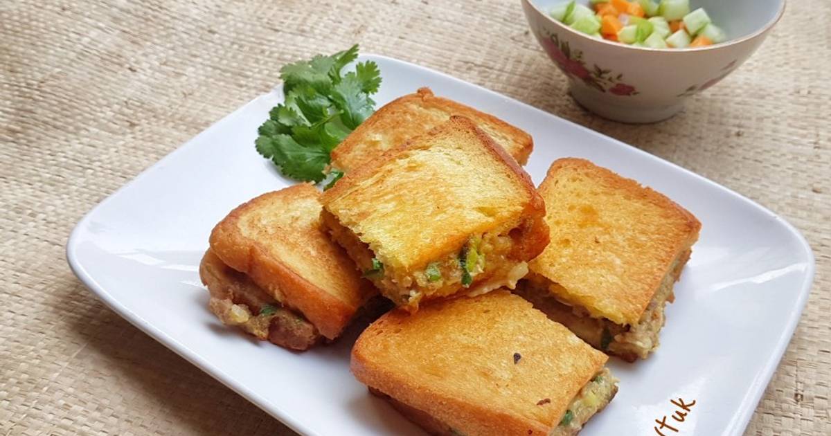 Resep Martabak Telur Roti Tawar oleh Tituk SK - Cookpad