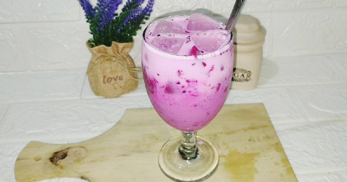 Resep Smoothies buah naga oleh Kamilatun Nisa - Cookpad