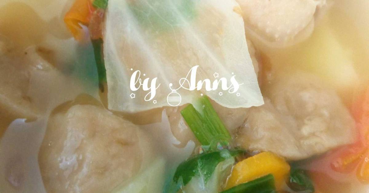 Resep Sop Ceker & Bakso oleh Anns 🖤 - Cookpad