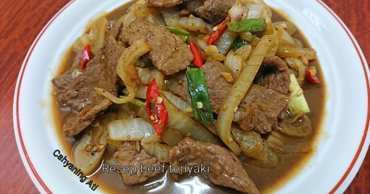Resep Resep Beef Teriyaki oleh Cahyaning Ati - Cookpad