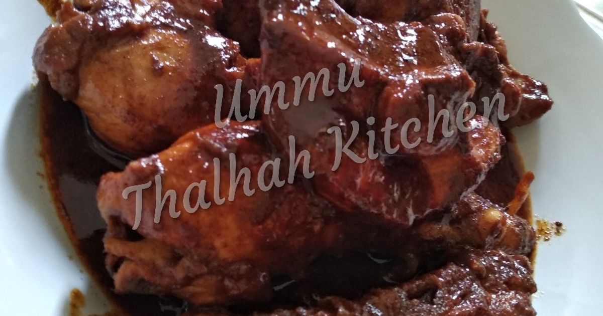 Resep Ayam Rendang Bumbu Simple Indofood oleh Ummu Thalhah - Cookpad