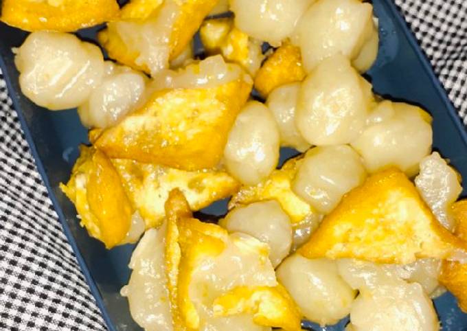 Resep Cilok tahu kuning oleh Yustina Dwilia Pebrinia - Cookpad