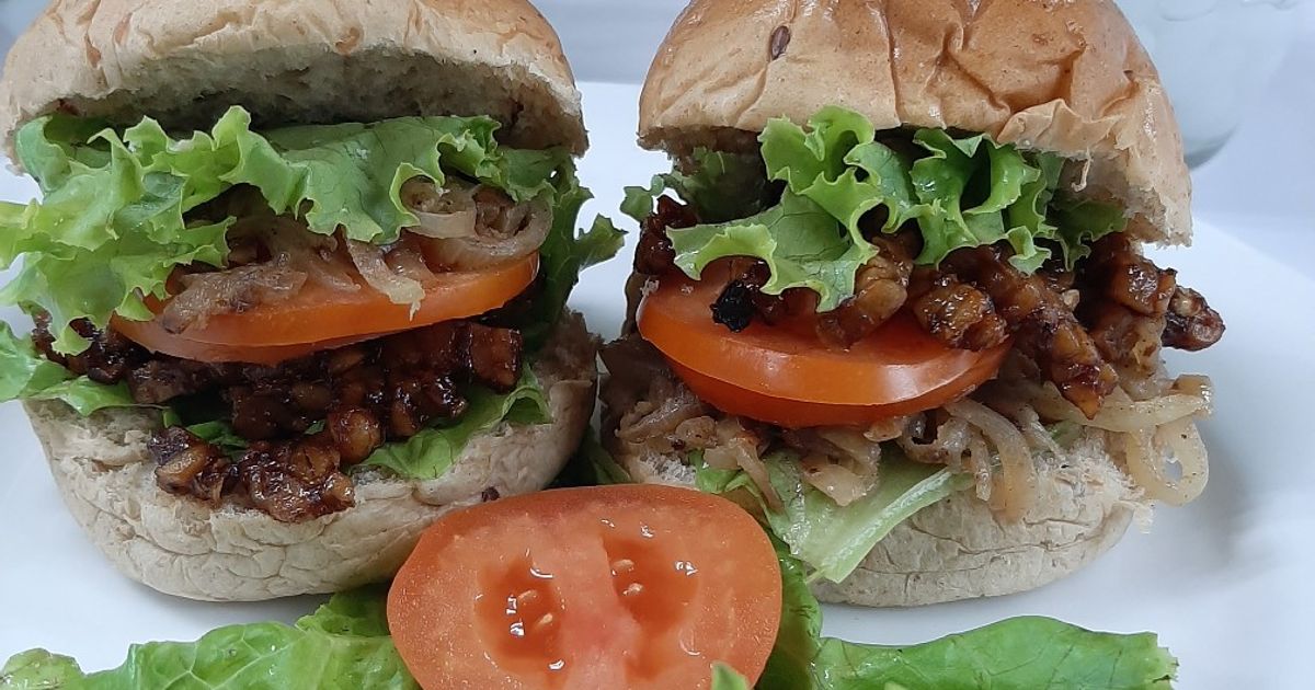 Resep Burger Orek Tempe Bombay oleh Alifah Lestari - Cookpad