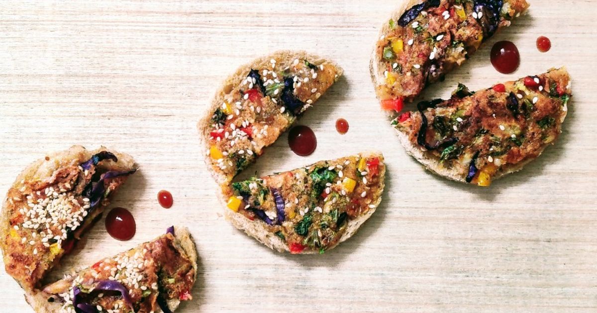Pac Man Toast Recipe by Sangita Kalra - Cookpad