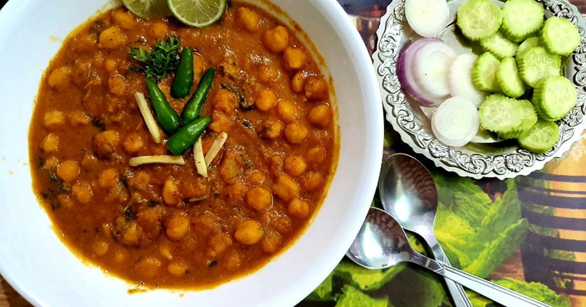 Lahori Chikar Cholay Recipe by Kumkum Chatterjee - Cookpad