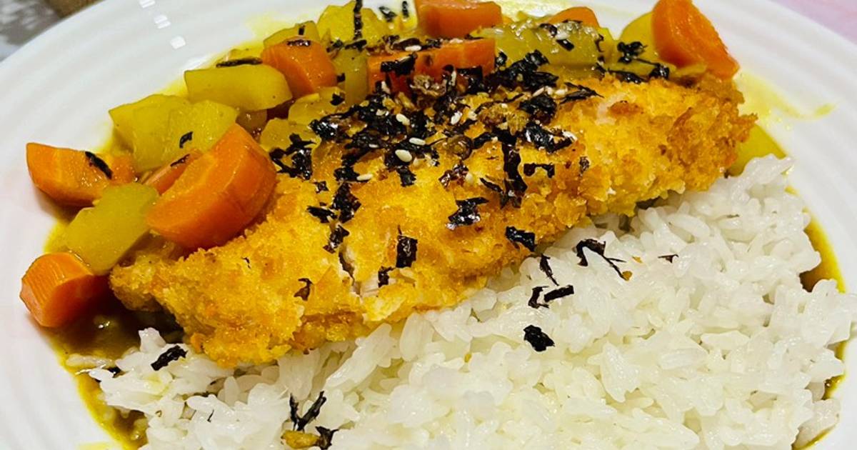Resep 347 Tori Katsu Curry Rice Chicken Katsu Kari Jepang Homemade Katsu Curry Oleh Juliana