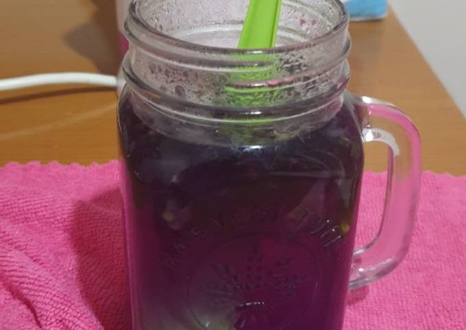 Resep Teh Ungu Bunga Telang oleh Anifah Sa'diyah - Cookpad