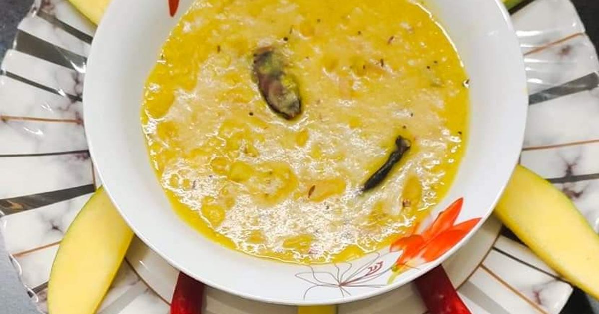 Raw Mango Poppu (Raw Mango Dal) Recipe by Bhuvana Gopa - Cookpad
