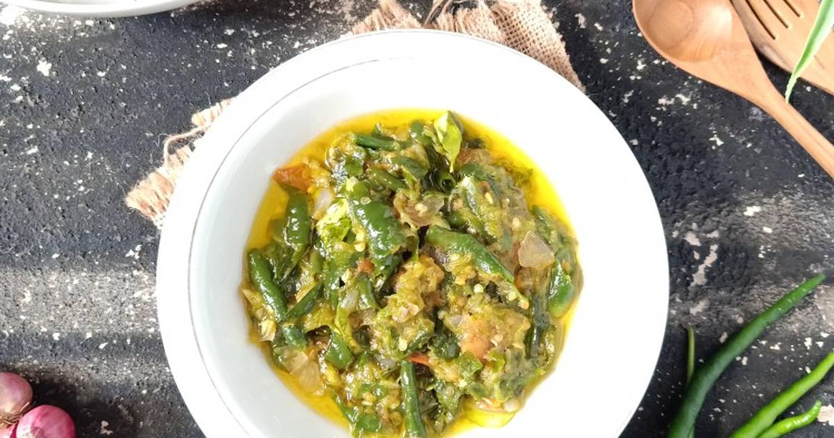 Resep Sambal Lado Mudo Sambal Cabai Hijau Oleh Nauzaery Setyo Cookpad