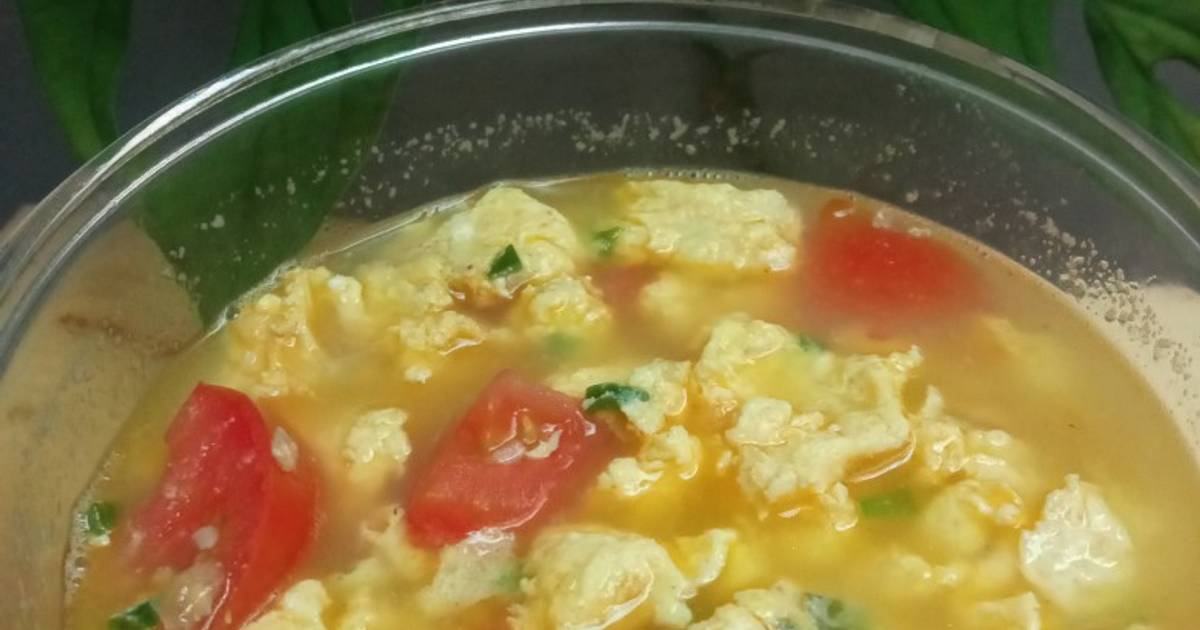 Resep Sup Telur Simple oleh Kartika Alisha - Cookpad