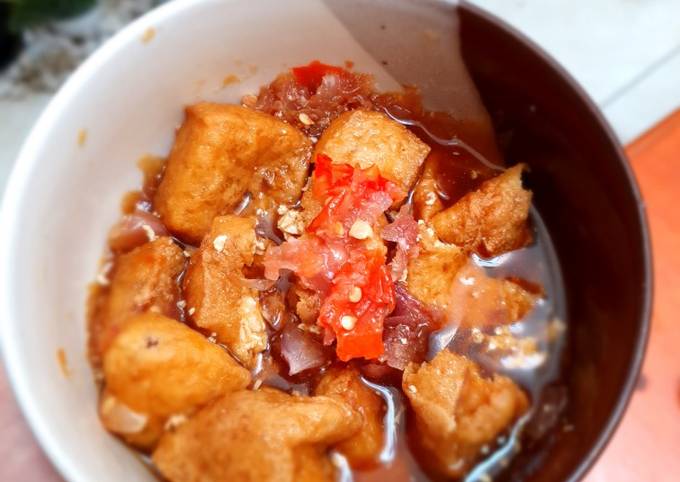 Resep Tahu gejrot oleh Intan KK - Cookpad