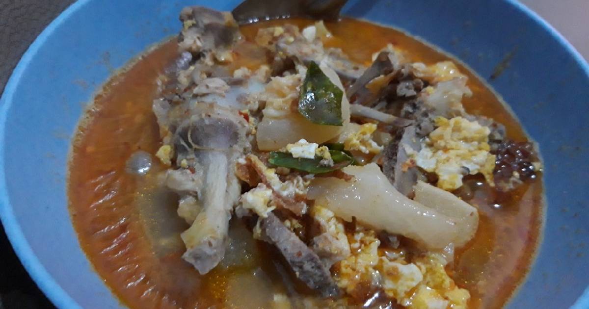 Resep Seblak Kuah Kikil Telor Tulang DEBM/Keto oleh kania sari - Cookpad