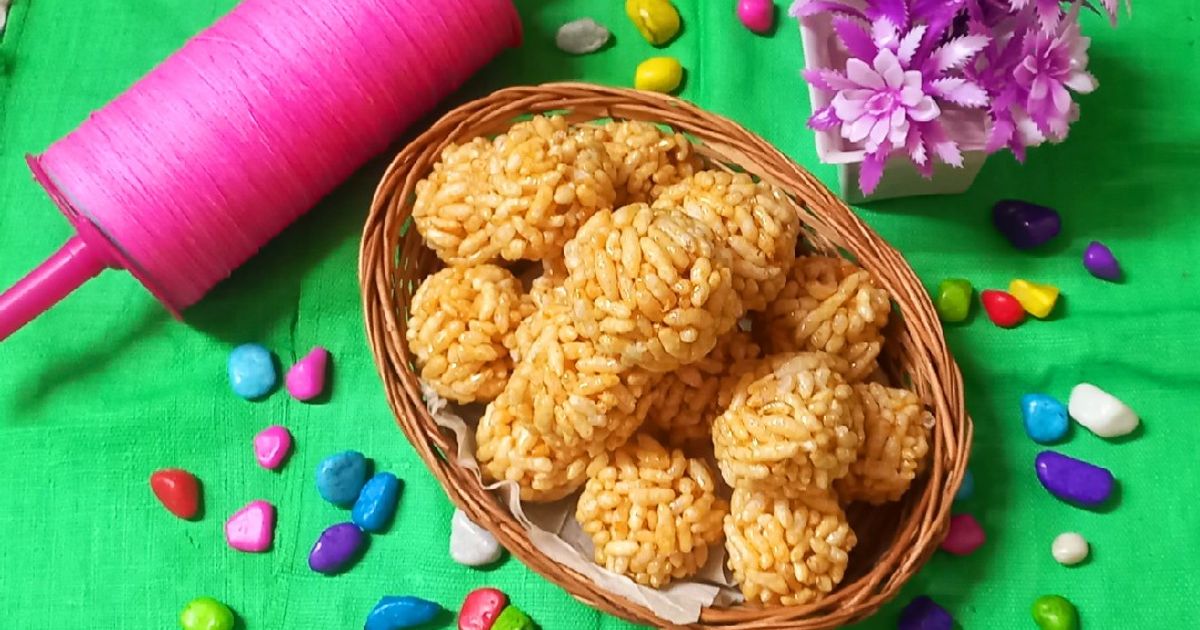 Crispy Mamra Ladoo Recipe by Sneha Patel - Cookpad