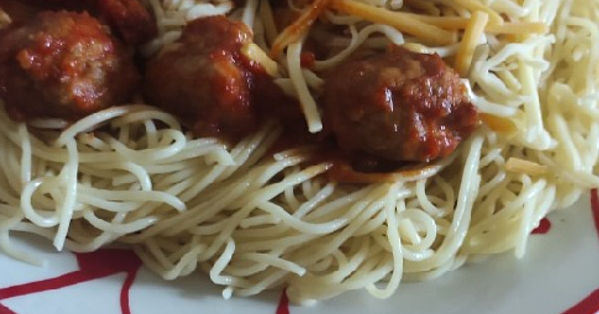 Espagueti Con Albóndigas Spaghetti And Meatballs 🍝 Receta de ...