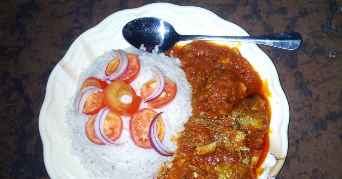White Rice With Fish Stew Recipe by Umma Sisinmama - Cookpad