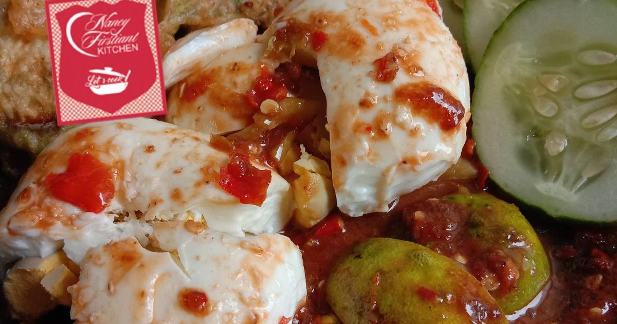 18 resep penyetan telur rebus enak dan mudah - Cookpad