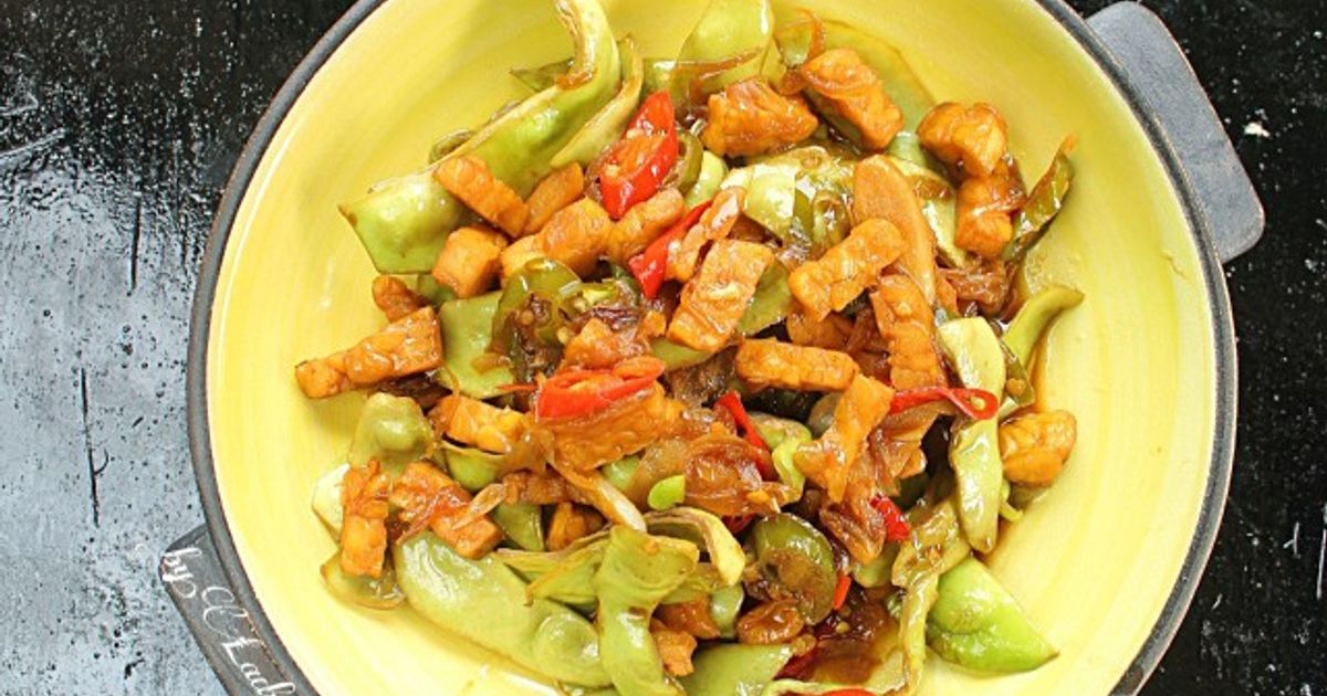 Resep Tumis Kacang Koro, Tempe oleh Lady Nafaz - Cookpad