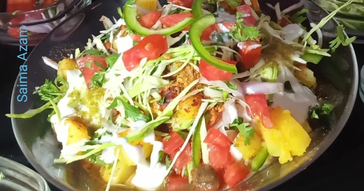 Mix Chana Chat Platter 💕 مکس چنہ چاٹ پلیٹر💕 Recipe by Umme Azaan Khan ...