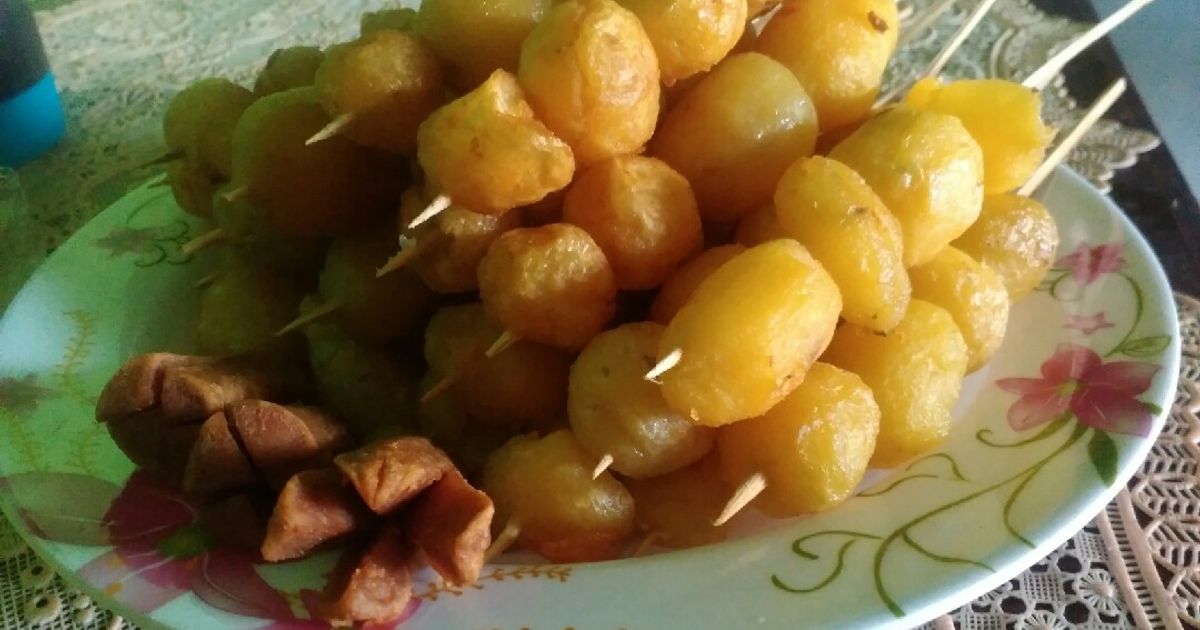 Resep Jajanan Sate Kentang oleh Chika Rahmadafani - Cookpad
