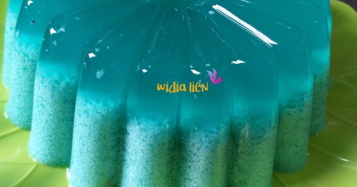 Resep Puding Laut (Ocean Puding) A.K.A Puding Lumut Blue Ocean oleh ...