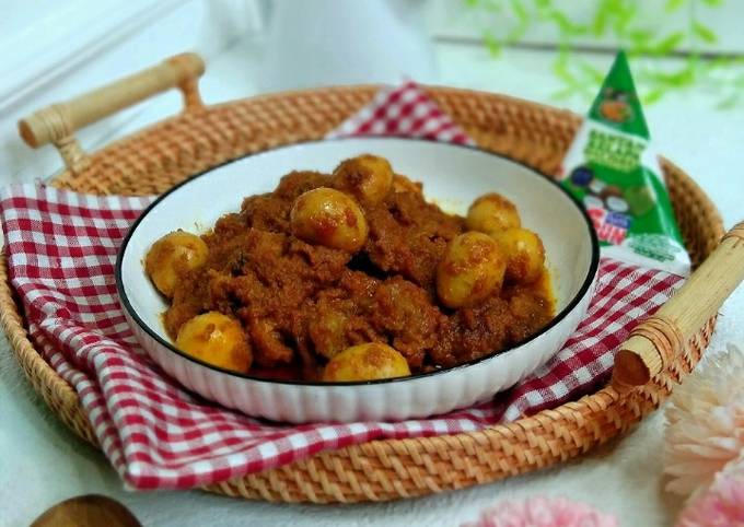 Resep Rendang Daging Telur Puyuh oleh Citra Prayugo - Cookpad