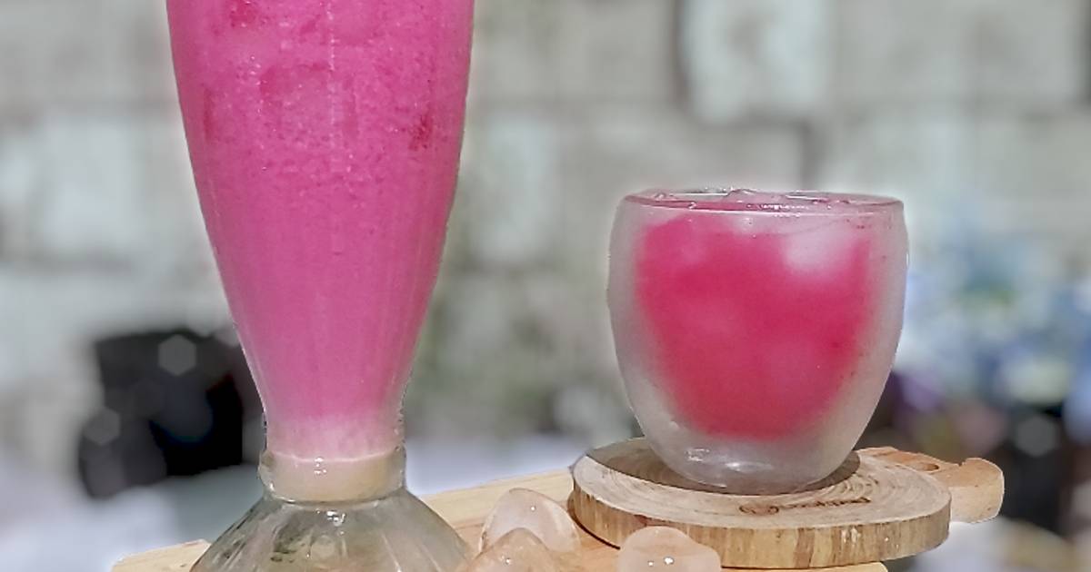 Resep Es Pink Lava oleh Atik Efendy - Cookpad