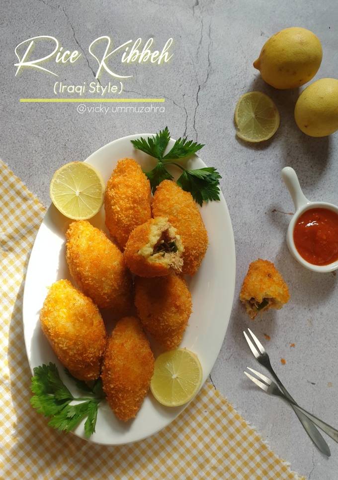 Resep Rice Kibbeh/Kubba (Iraqi Style) oleh Vicky Ummu Zahra - Cookpad
