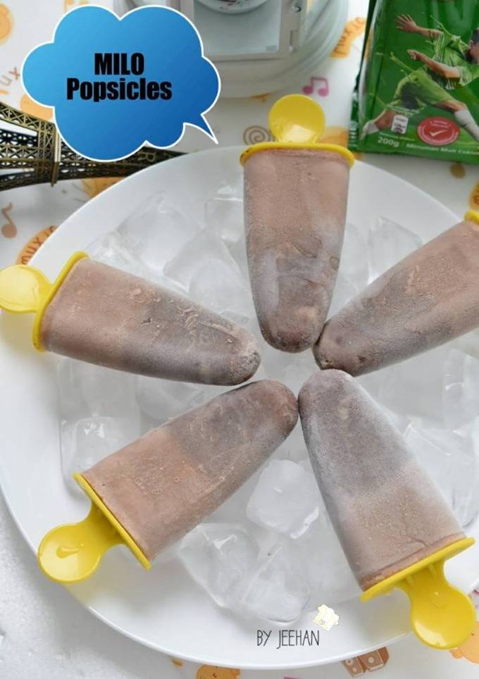 Resipi MILO Popsicle oleh Jeehan Kitchen - Cookpad