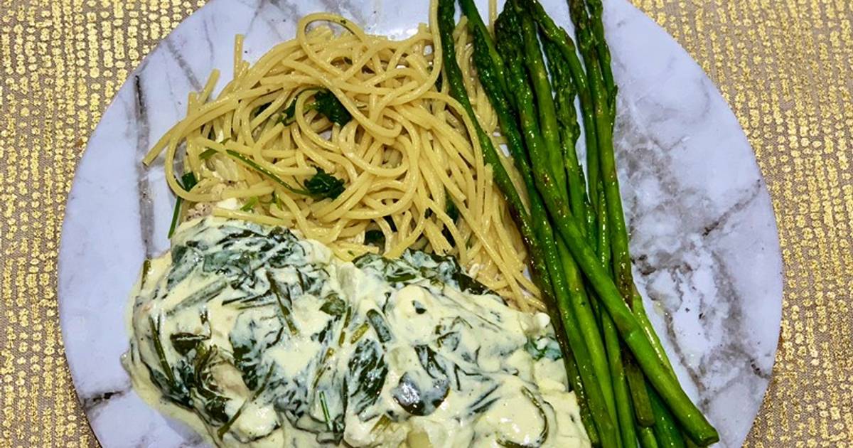 Pollo con espinacas - 1,878 recetas caseras- Cookpad