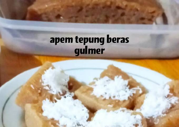 Resep Apem tepung beras gulmer oleh Esih Kurniasih - Cookpad