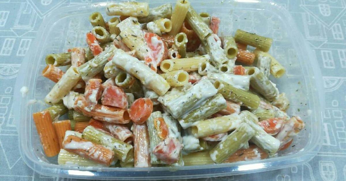 Ensalada de pasta para tupper Receta de Sara PA - Cookpad