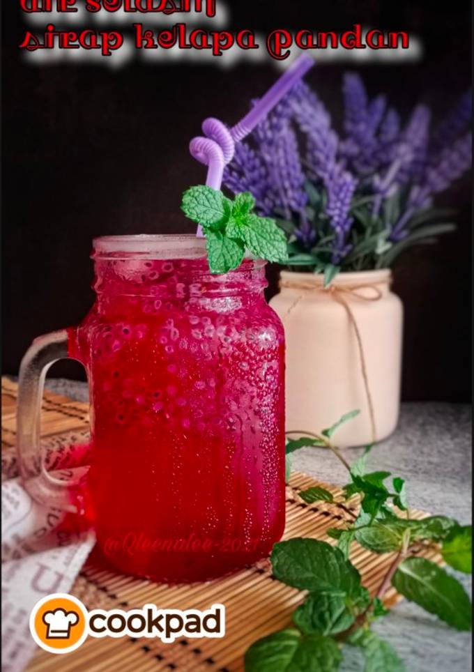 Resipi Air Selasih sirap kelapa pandan oleh Q'leenalee's Kitchen - Cookpad