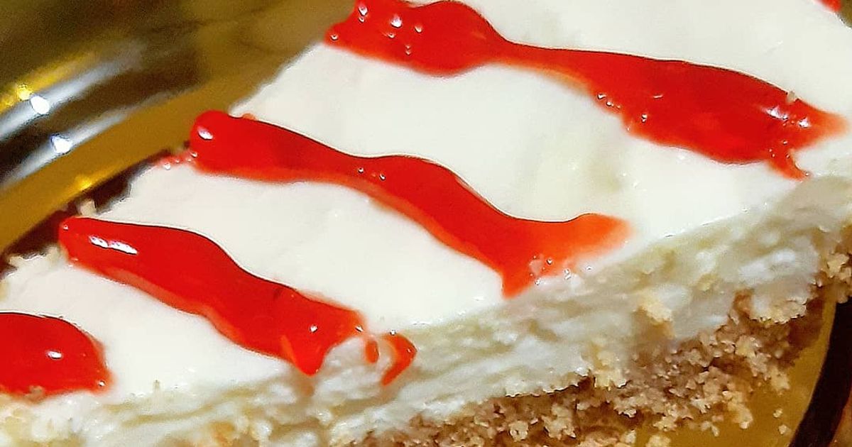 Resep Cheesecake Ala Breadtalk (No Oven,No Mixer) oleh Nova - Cookpad