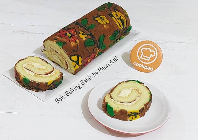 Resep Bolu Gulung Batik di Oven oleh asti - Cookpad