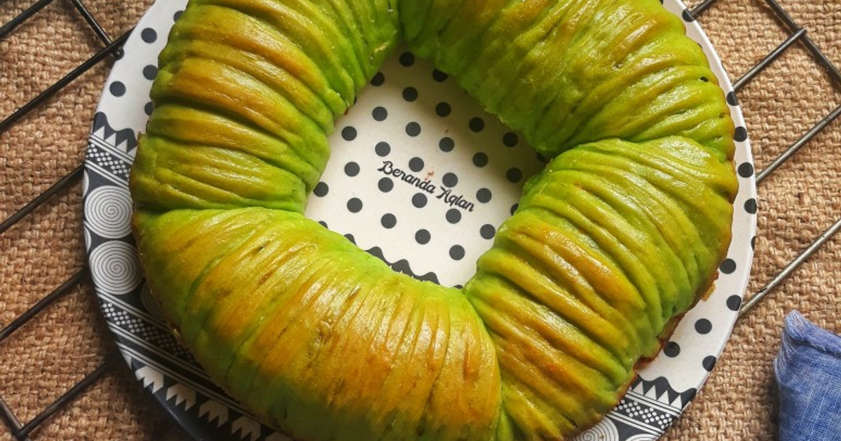 Resep Pandan Woll Roll Bread oleh Beranda Aqlan - Cookpad