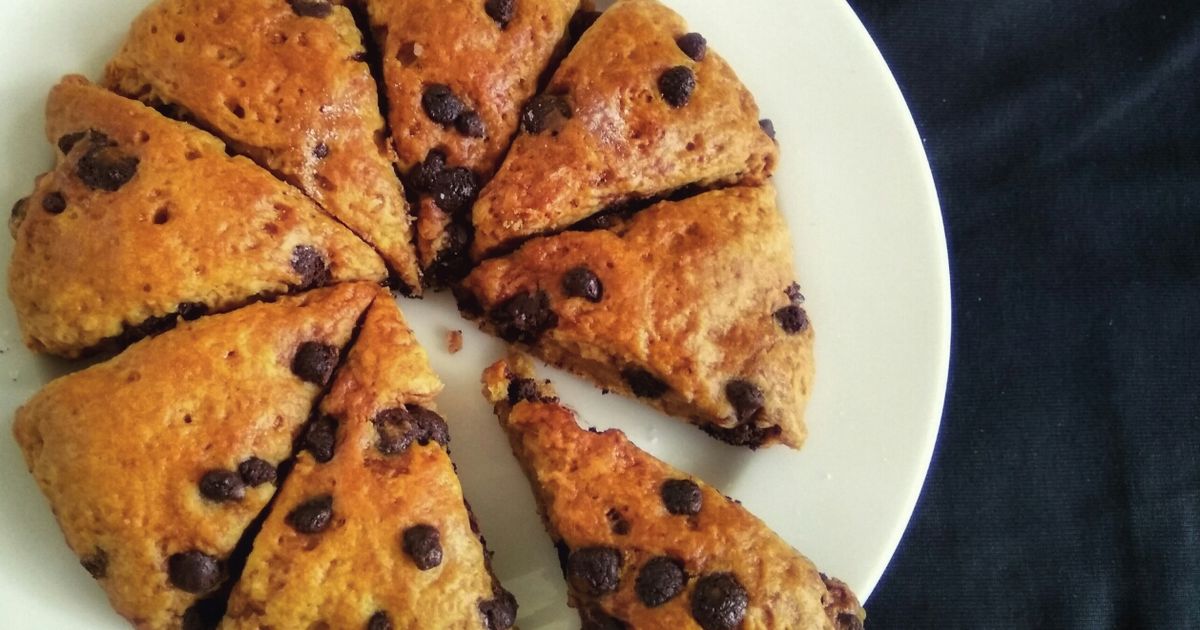 Resep scone chocochip rumahan enak dan mudah - Cookpad