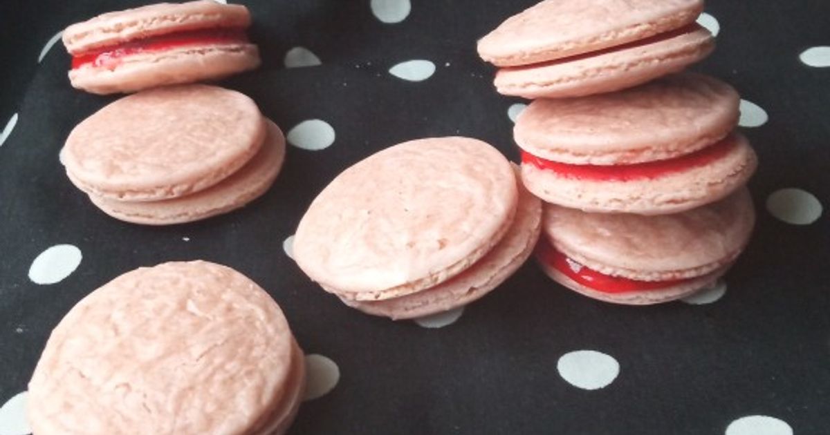 Resep Strawberry Macaron Oat Meal oleh Asmaa Aulia - Cookpad