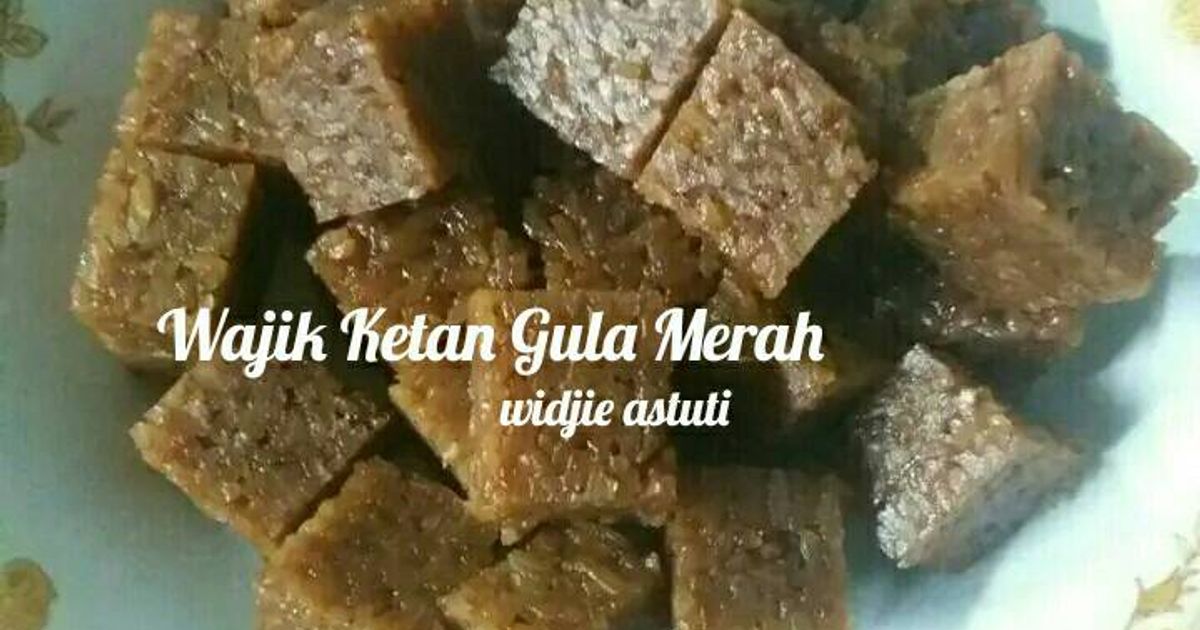 Resep wajik ketan dan beras rumahan enak dan mudah - Cookpad