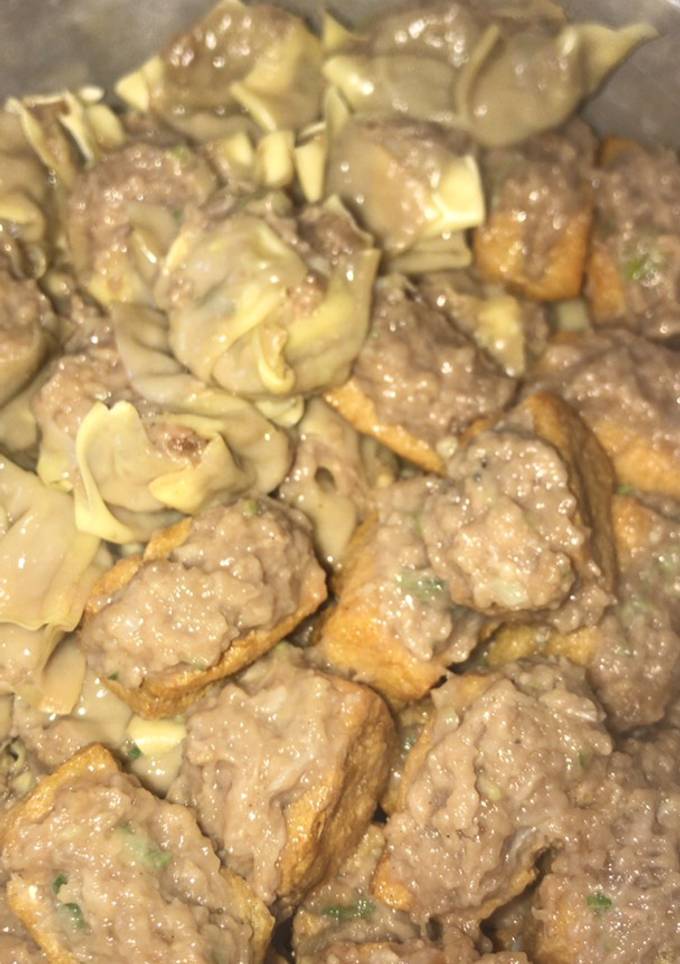 Resep Siomay dan tahu bakso oleh Afirasyrf - Cookpad