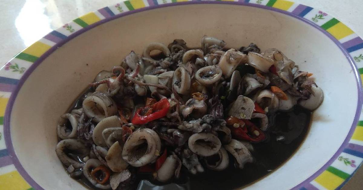 Resep Cumi hitam oleh Virna Dharma - Cookpad