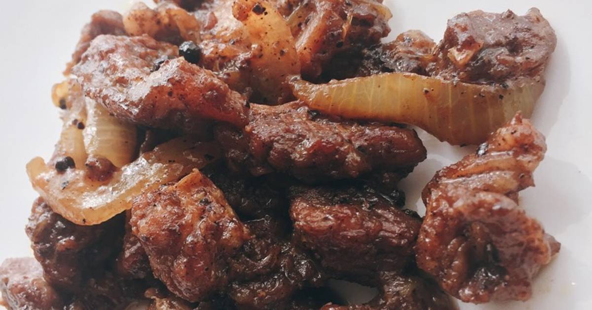 Resep Daging sapi lada hitam (simpel) oleh Fira - Cookpad