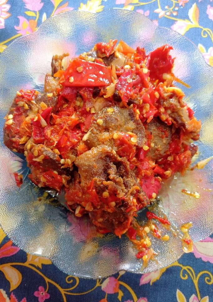 Resep Dendeng batokok / dendeng sapi balado oleh Sindy Agustine - Cookpad
