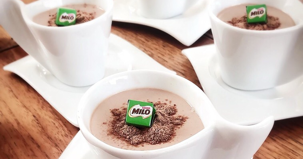Resep Soft Ice Milo Pudding oleh Airin Widjaya - Cookpad