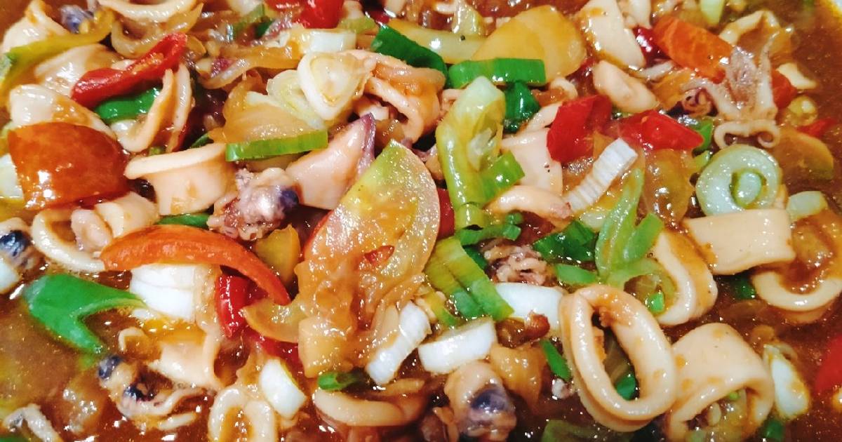 82 resep tumis cumi cumi saos tiram kecap enak dan mudah - Cookpad