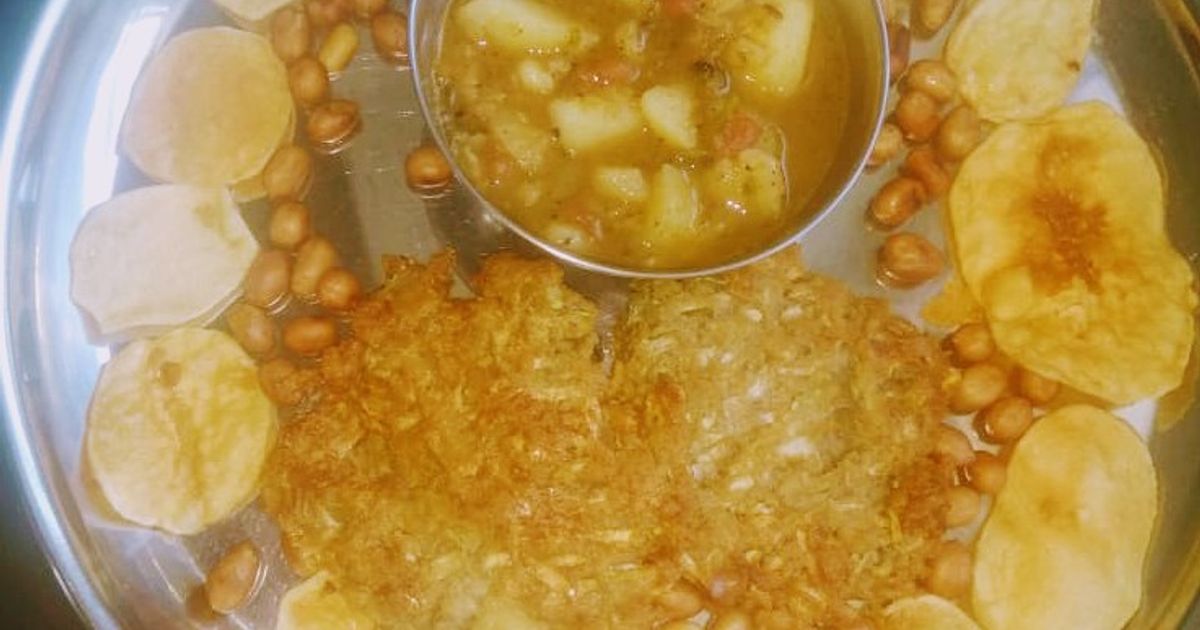 Lauki Kuttu Poori With Aloo Curry Recipe by Sara's world - Cookpad