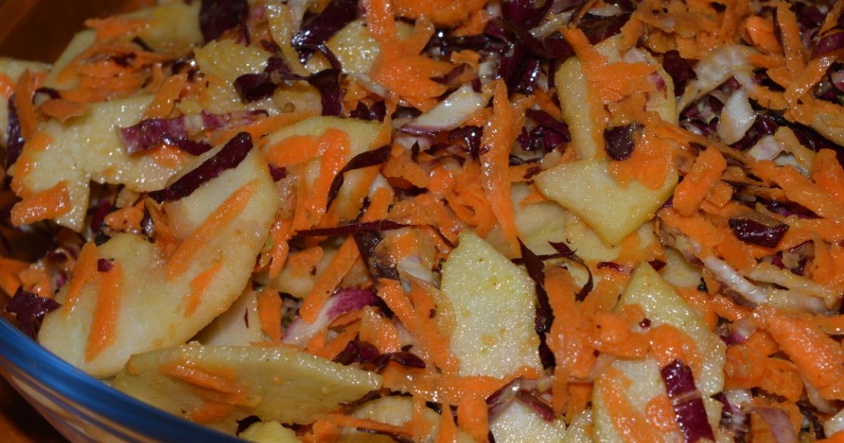 ensalada de radicchio y manzana - 7 recetas caseras- Cookpad