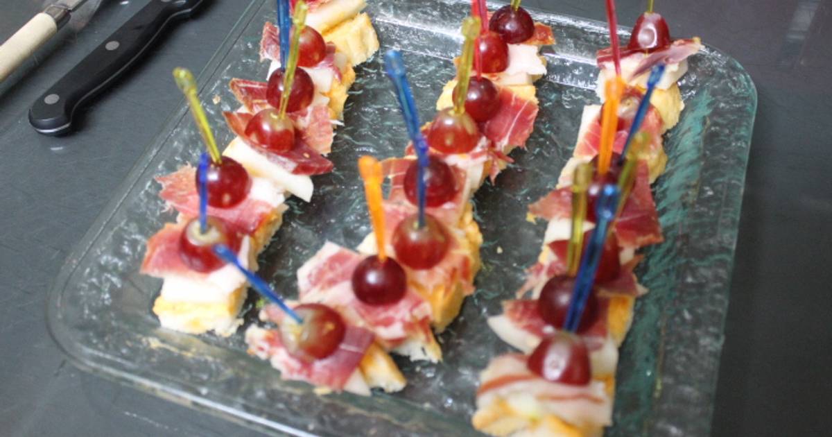Pinchos de jamon - 71 recetas caseras- Cookpad